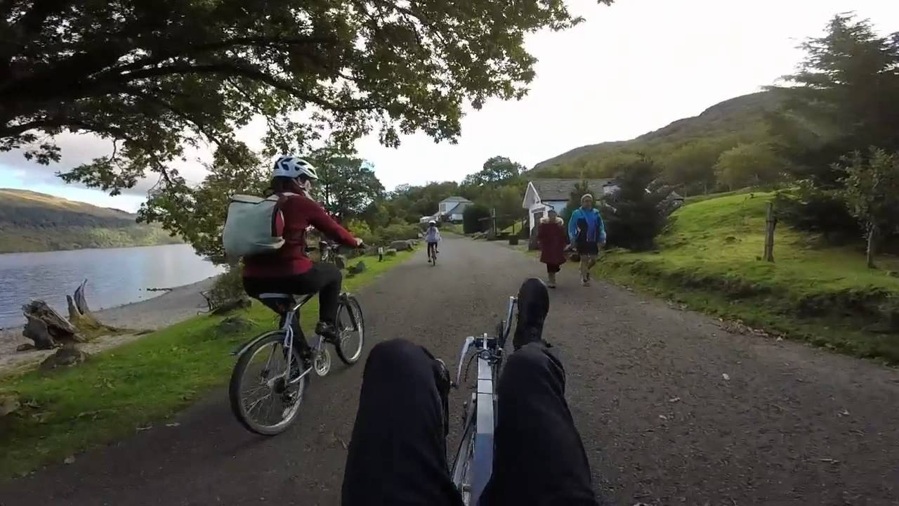 Flevo Racer on Loch Lomond cycle route: Tarbet to Luss - YouTube