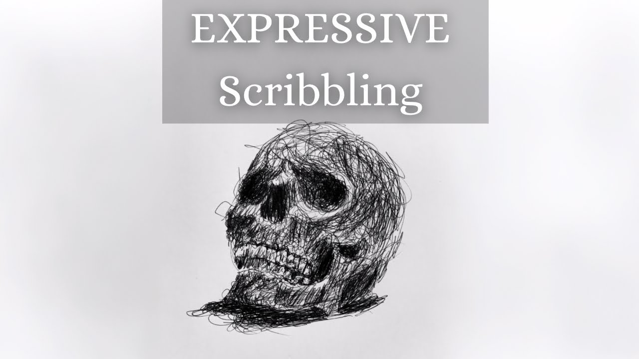 loose scribbling | ballpoint pen drawing - YouTube