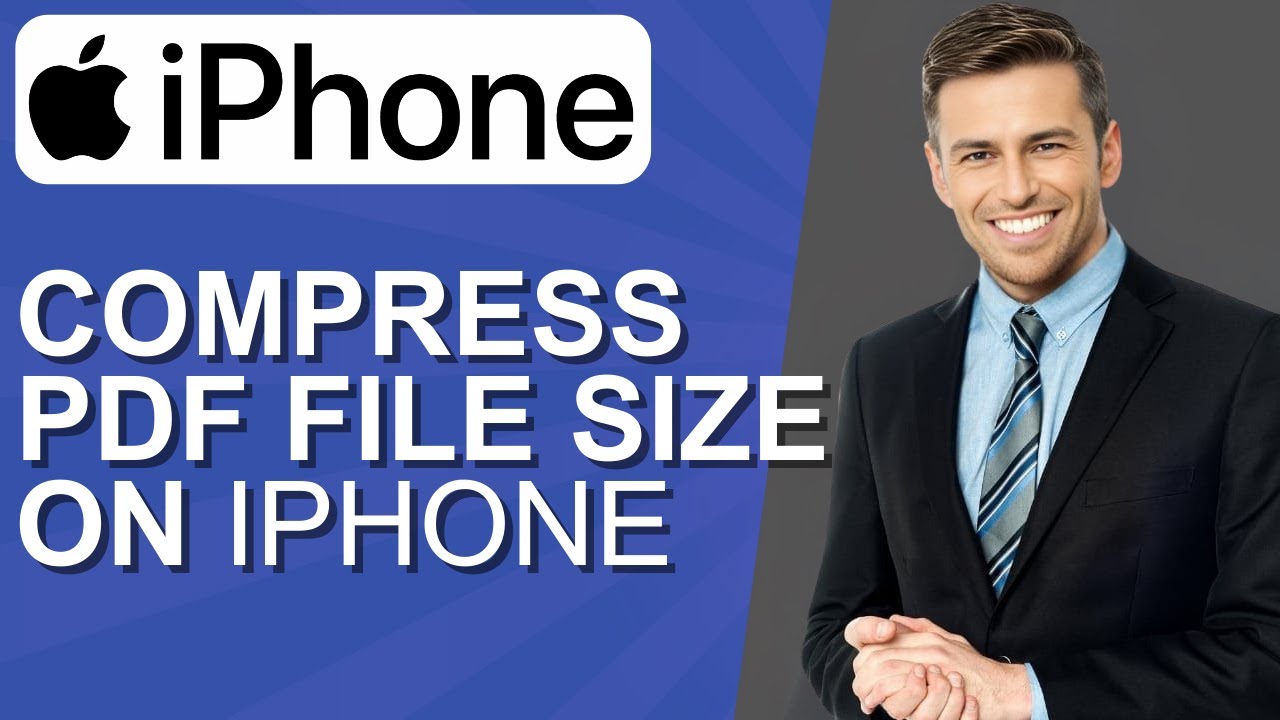 How to Compress PDF File Size on iPhone - YouTube