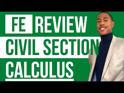 FE Review Civil Engineering Practice Problems-Single Variable Calculus ...