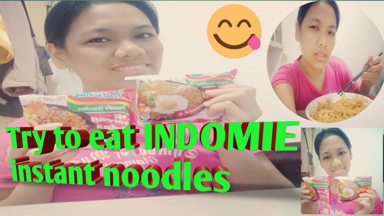 Try to eat INDOMIE instant noodles||so yummy - YouTube