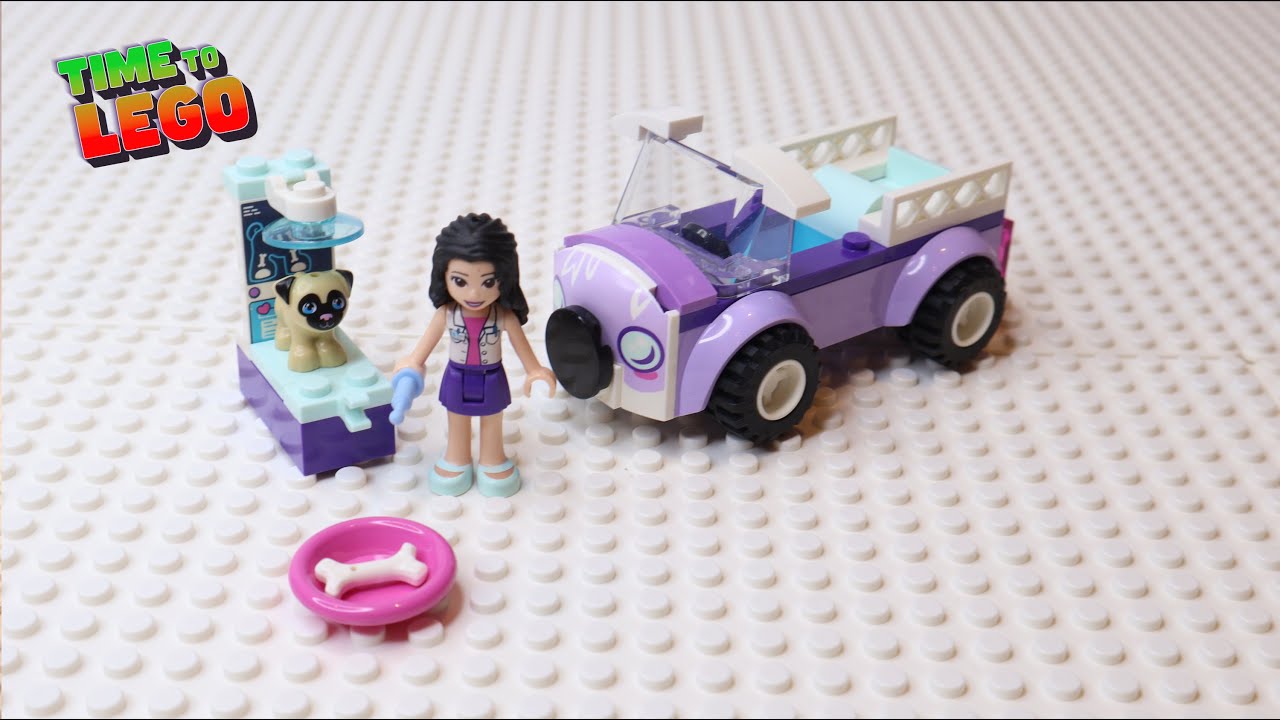 Lego Friends set 41360 Emma's Mobile Veterinary Clinic - YouTube