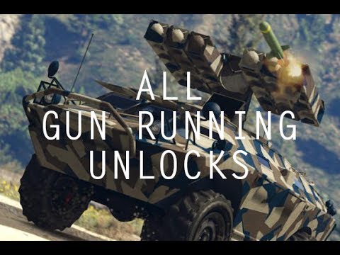 GTA 5: GUN RUNNING DLC - ALL NEW VEHICLE UNLOCKS - A QUICK LOOK - YouTube