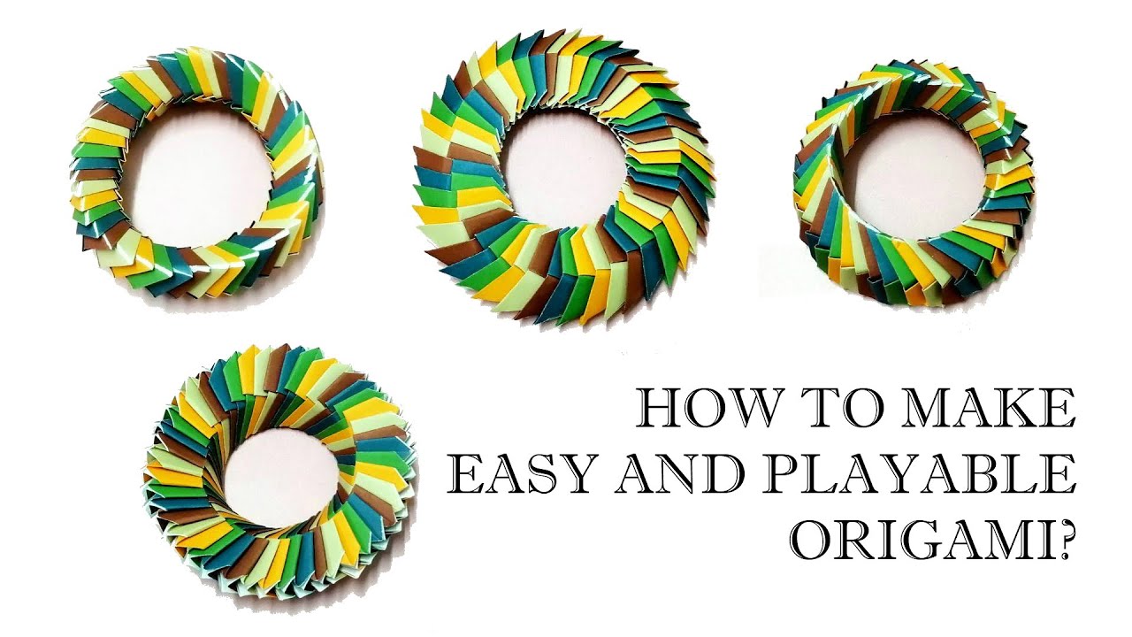 Learn How To Fold EASY "Playable" Origami under 2 minutes! - YouTube