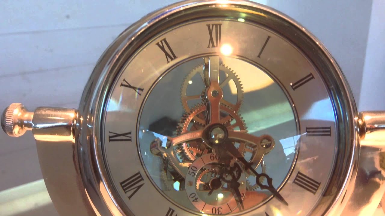 Table skeleton ball clock - YouTube