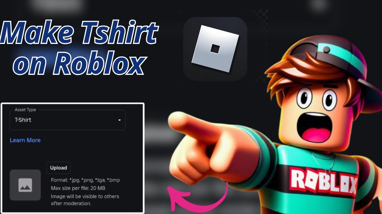 How to make a t shirt in Roblox Mobile (Create Roblox Clothing Guide ...