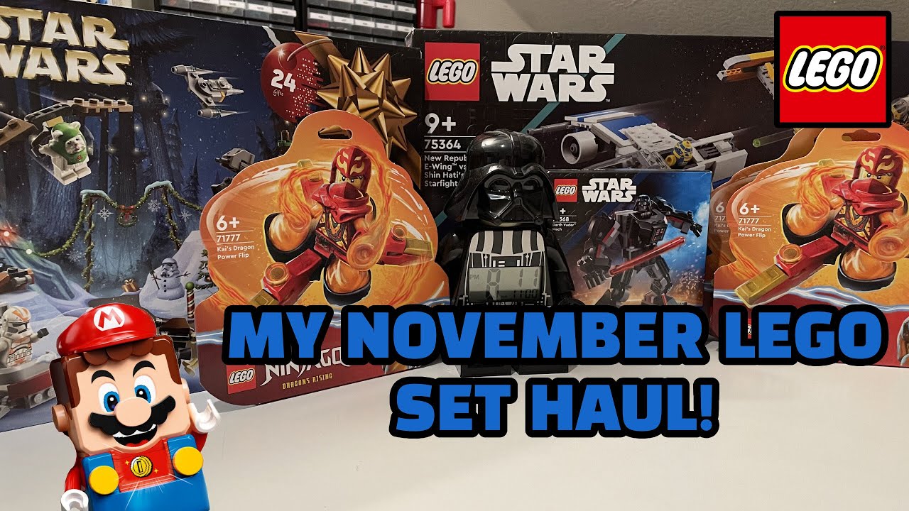 My November LEGO Set Haul | Stuff for my Collection and Bricklink ...