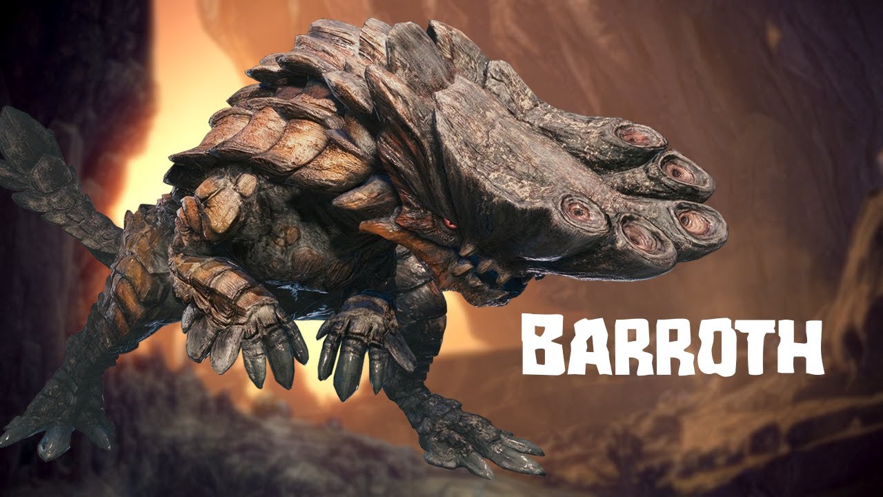 Monster Hunter: World - Barroth (Monster Fight) - YouTube
