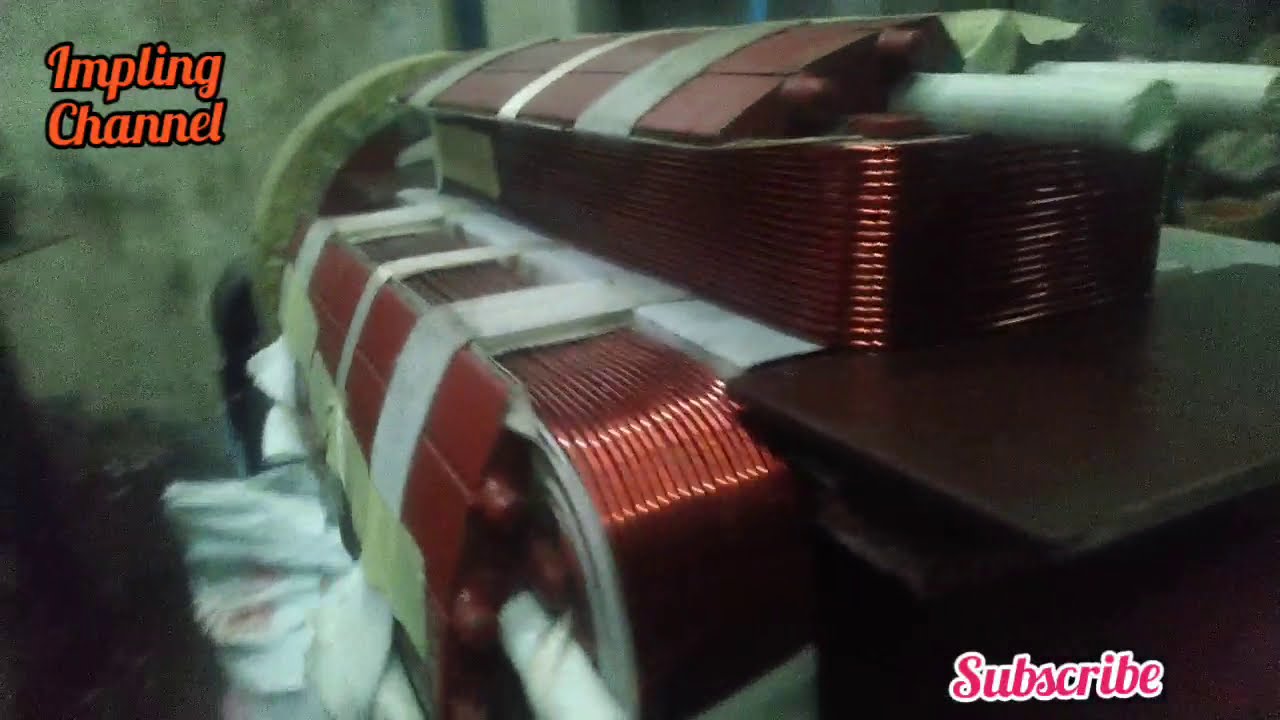CARA GULUNG ROTOR GENERATOR (REWINDING ROTOR GENERATOR) - YouTube