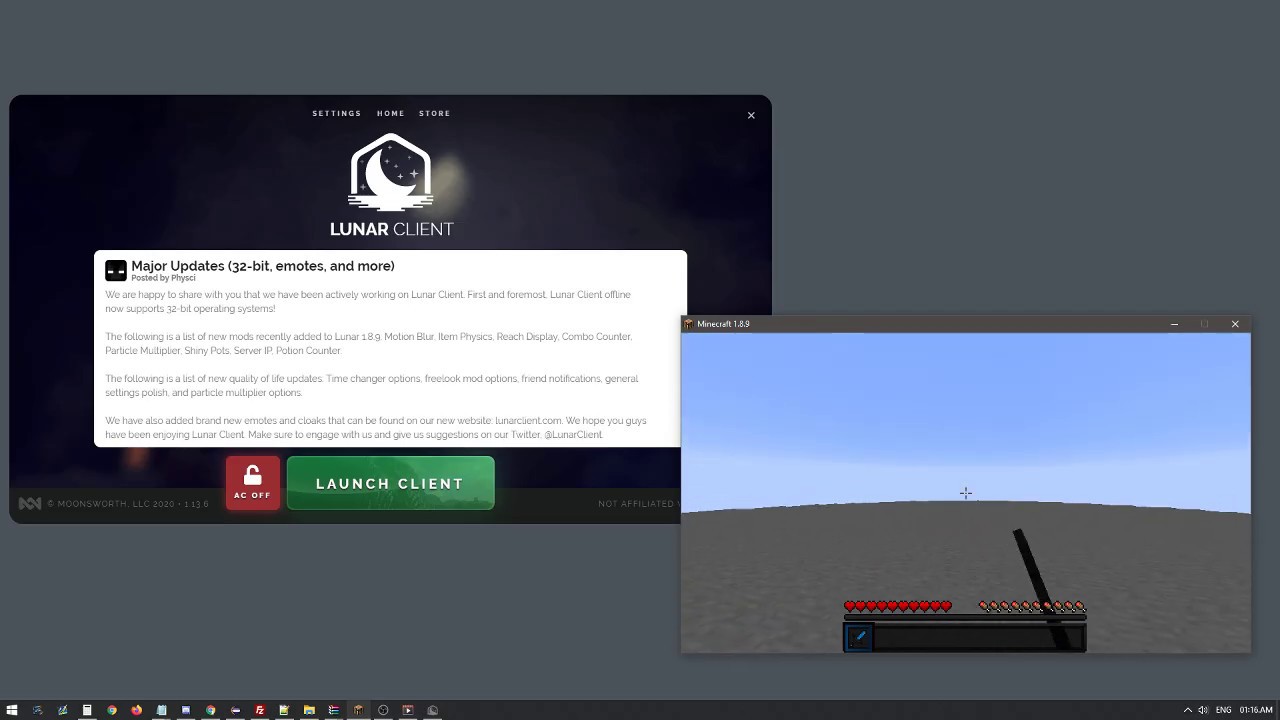 Lunar-Client Flagging Anti-Cheats - YouTube