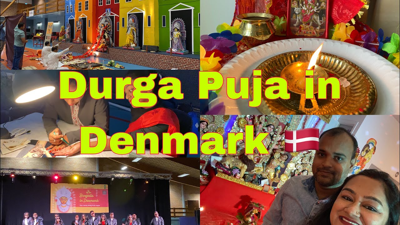Durga Puja in Denmark 🇩🇰 part -1 ( how we have celebrated Durga Puja in ...