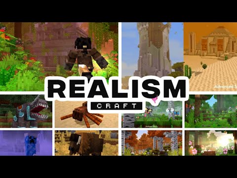 EL MOD MÁS REALISTA DE MINECRAFT BEDROCK, REALISM CRAFT - YouTube