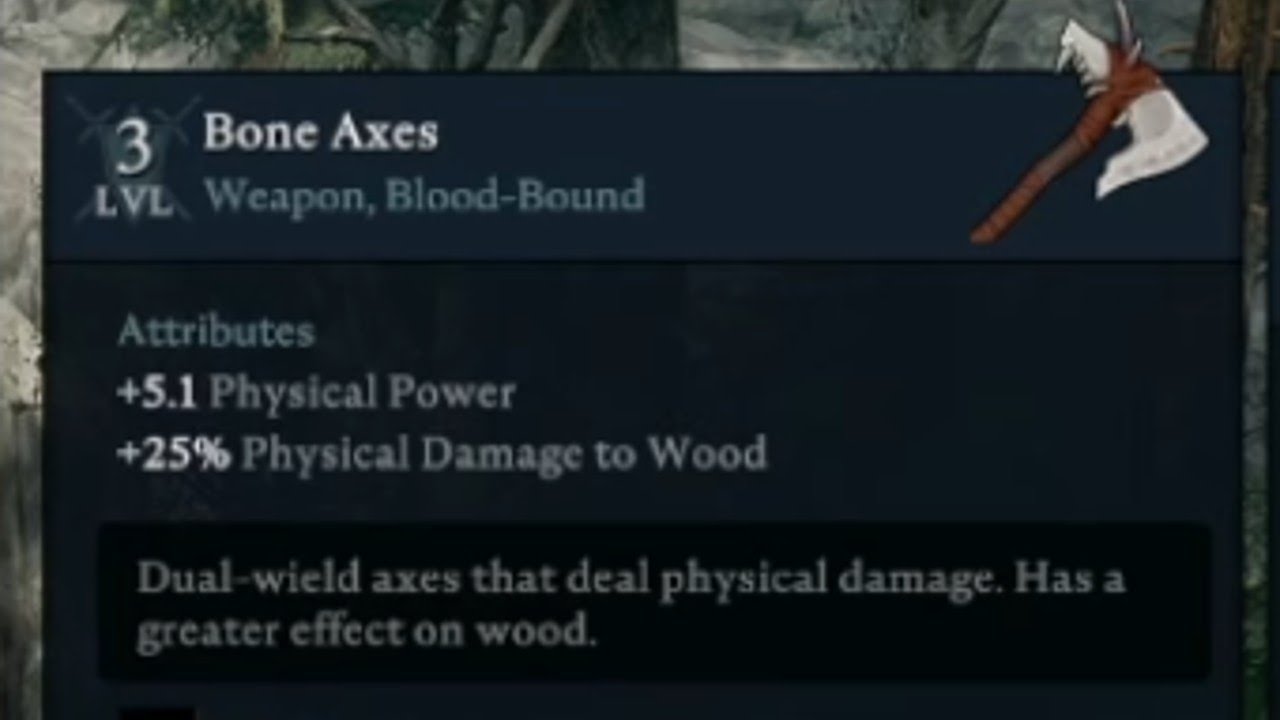 How to Craft Bone Axes in V Rising - YouTube