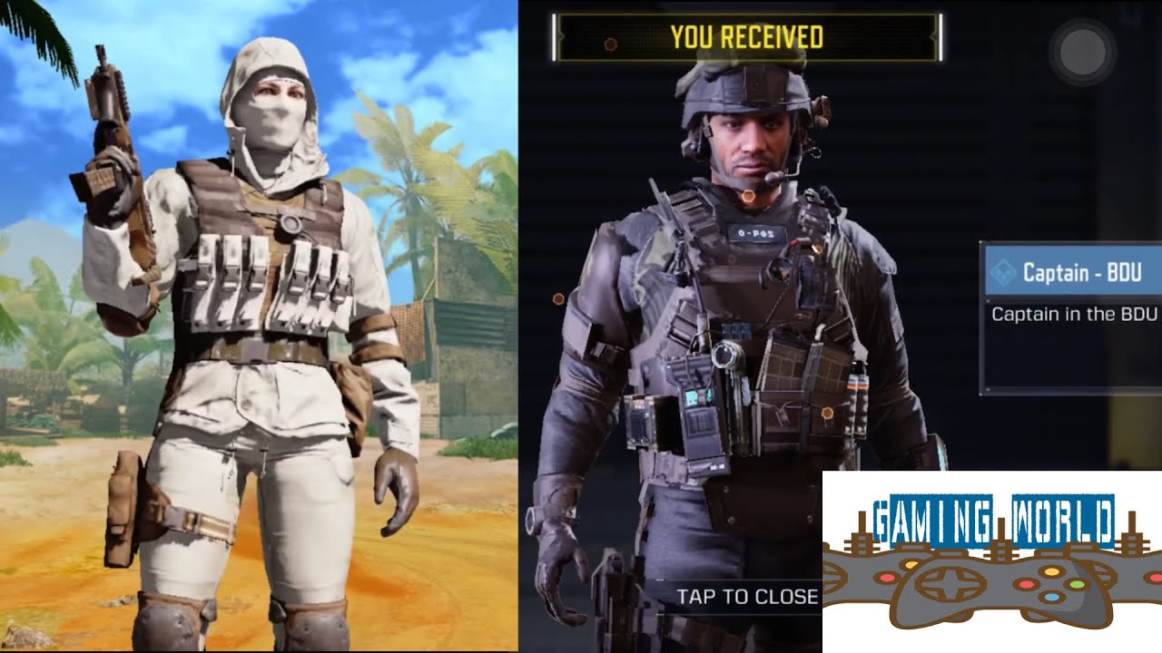 Charly - new character and Captain BDU || Call of Duty Mobile new free ...