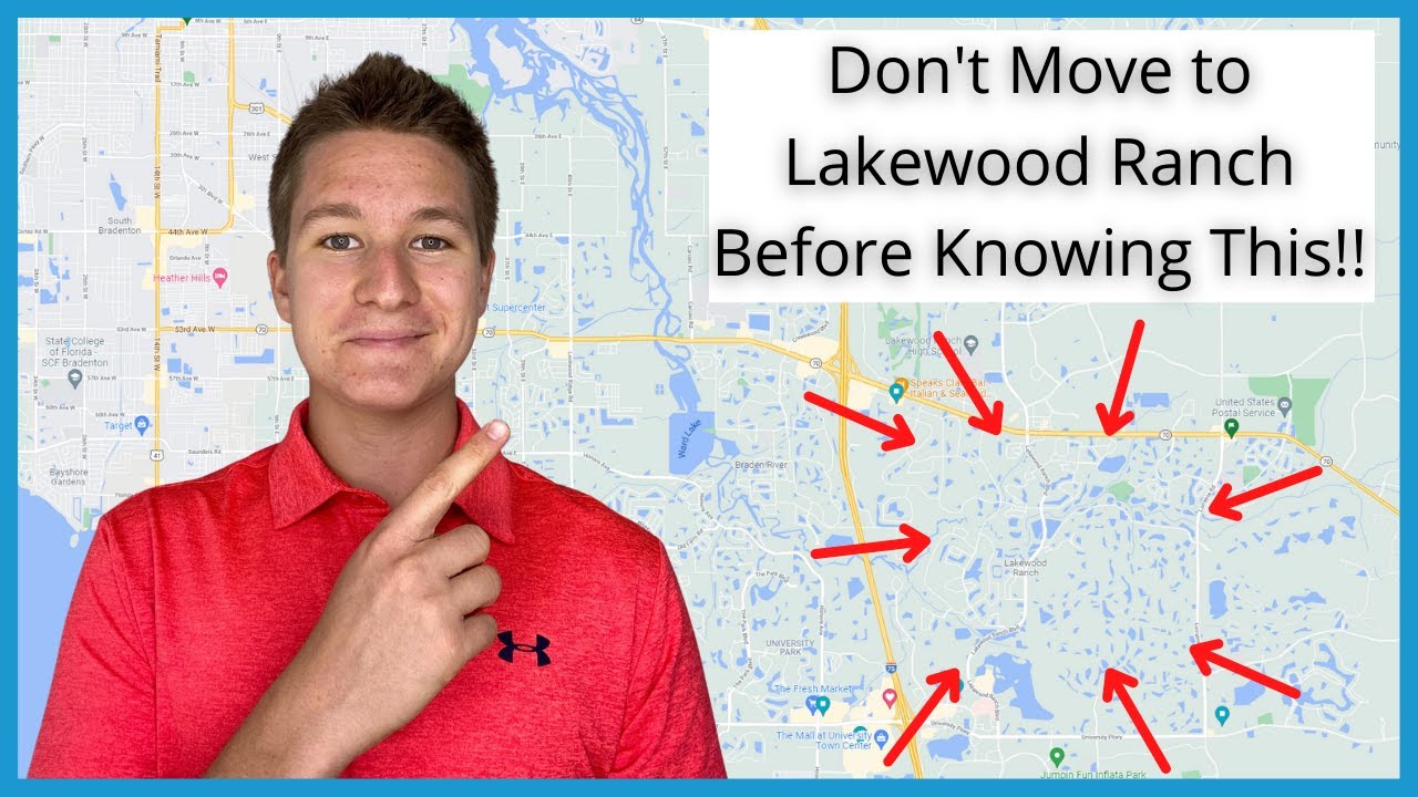 Moving to Lakewood Ranch Florida in 2021 [MAP TOUR OF EVERYTHING YOU ...