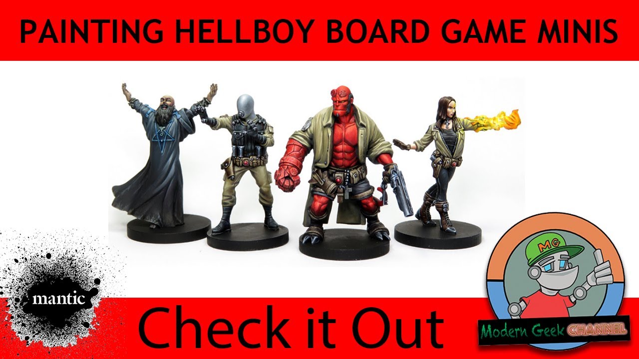 Hellboy Board game Painting Minis Part 2 (Mantic Games ) - YouTube