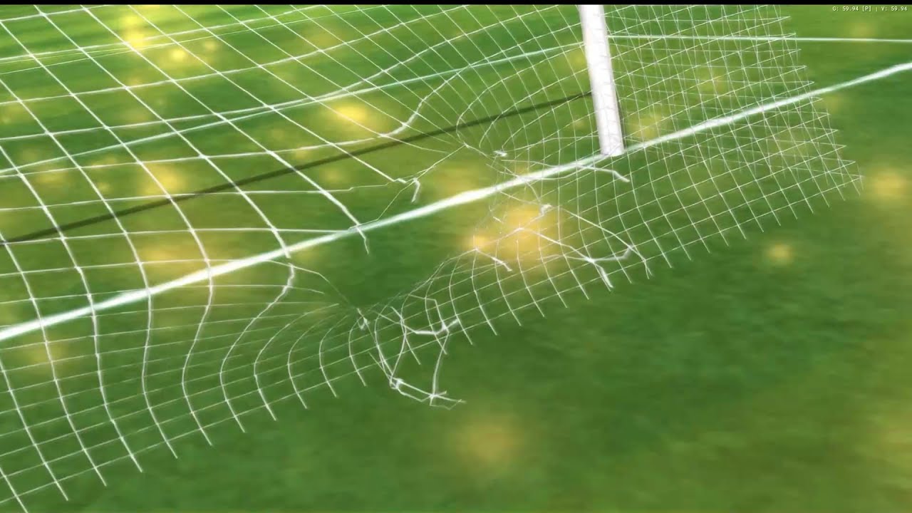 TSUBASA SHOTS AND GOAL TEAR THE NET! - Captain Tsubasa Playstation 2 ...