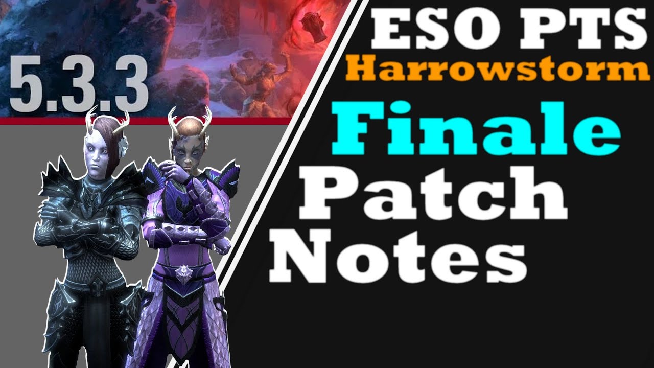 ESO | PTS Eisherz Veränderung, Zaan, Skills etc. Harrowstorm DLC - YouTube