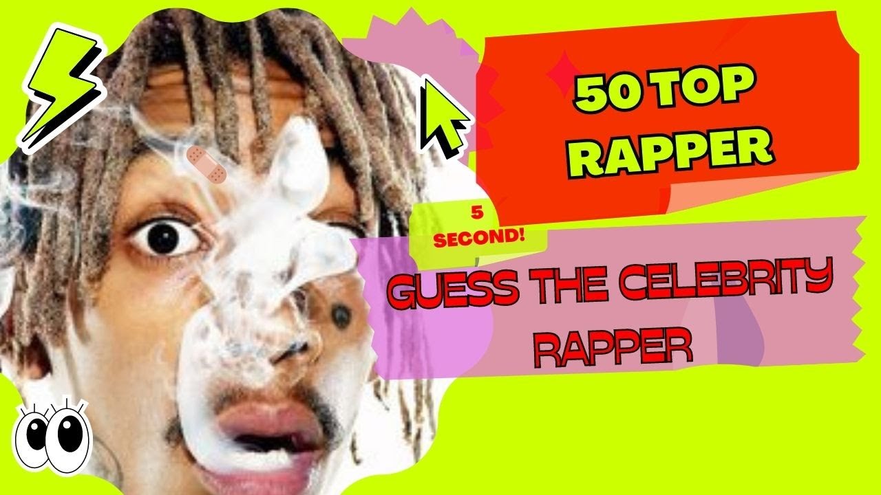GUESS THE CELEBRITY RAPPER l 3 SECOND l 50 TOP RAPPER IN THE WORD # ...