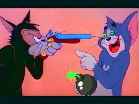 Tom And Jerry English | Jerry Vs Two Cat | Classic Cartoon Compilation ...