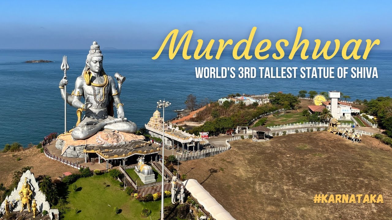 मुर्डेश्वर, कर्नाटक, Murdeshwar, World's 3rd tallest statue of Shiva ...