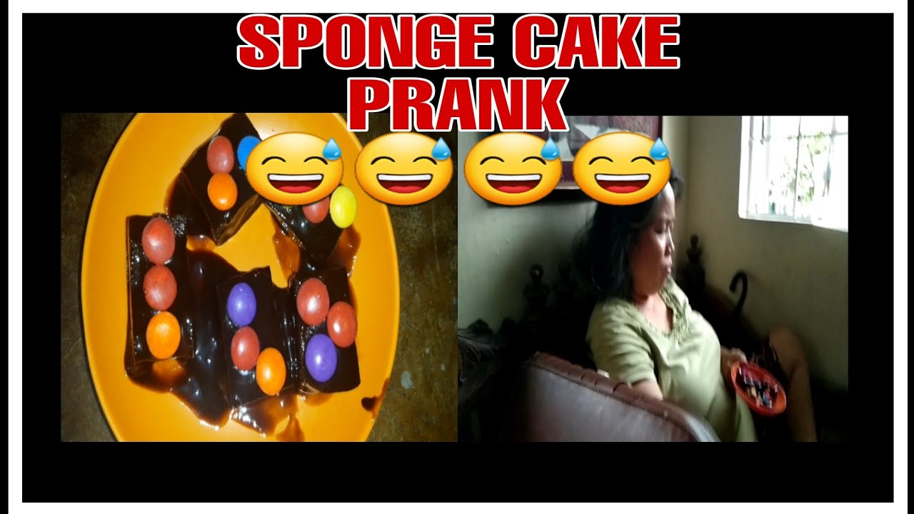 SPONGE CAKE PRANK - YouTube