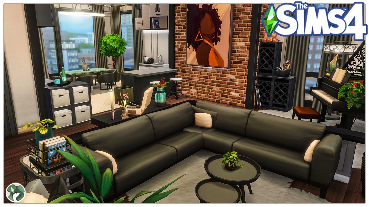 Deluxe Apartment 💖 Modern Luxe Kit | The Sims 4 Speed Build No CC - YouTube