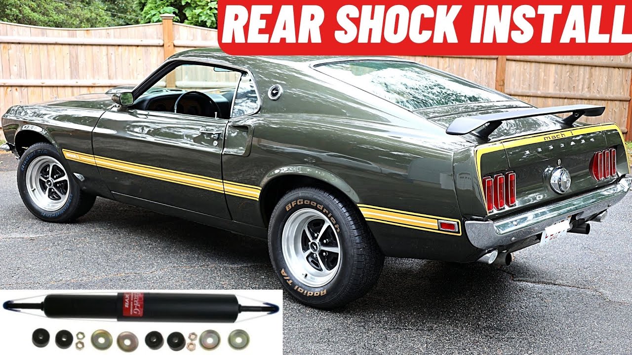 Installing New Rear Shocks | 1969 Mustang Mach 1 - YouTube