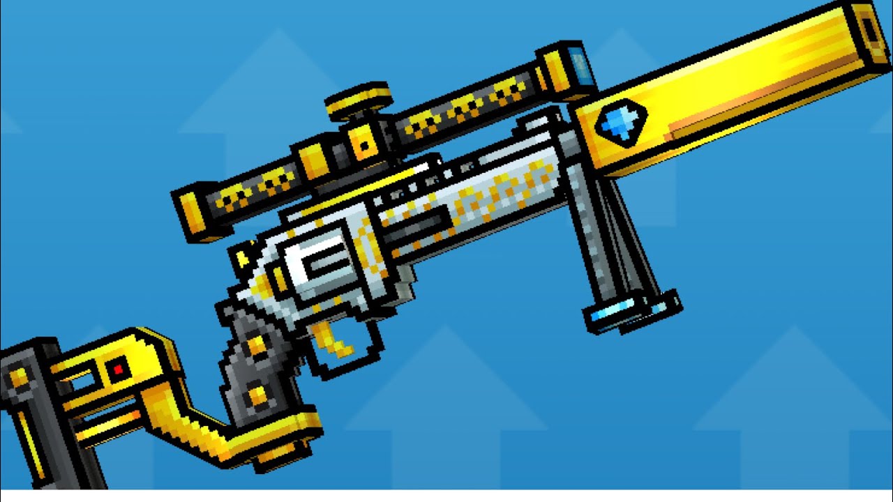 Sniper dude weapon review | the sniper that shoot gems !| Pixel gun 3D ...