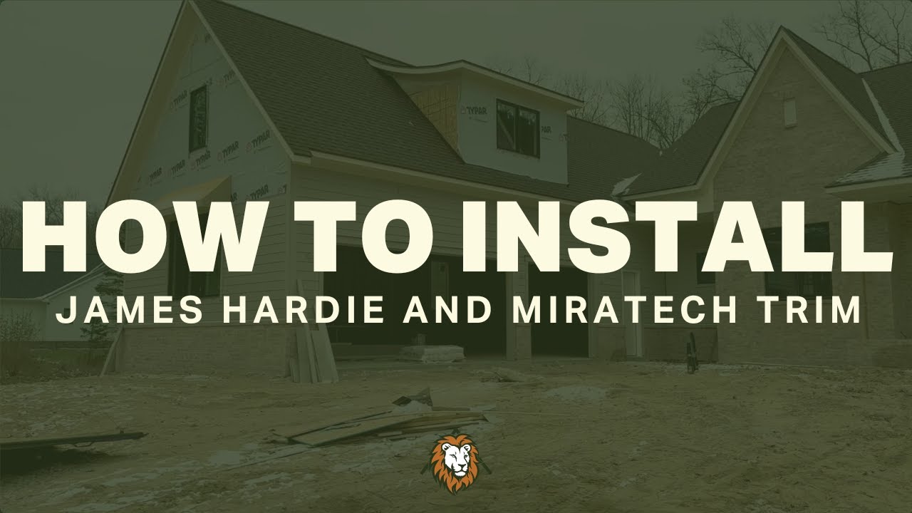 How to Install James Hardie and MiraTECH Trim | Allied Siding and ...