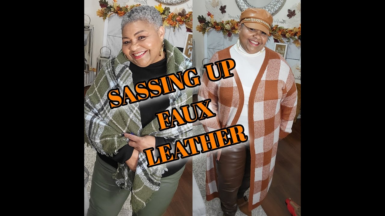 SASSY SATURDAY S.S.S. #67 FAUX LEATHER // SASSY SATURDAYS WITH LINDA ...