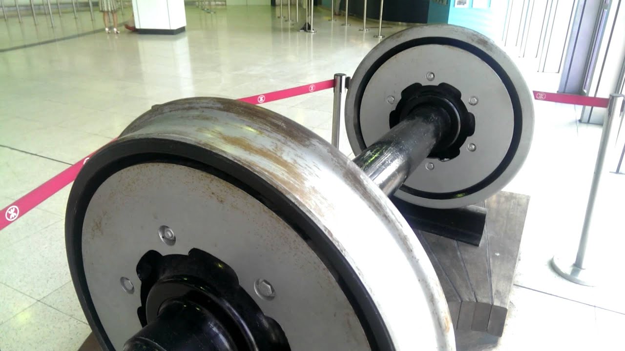 Train Wheels: Trailer Car Wheelset in East Rail MLR Electric Trains ...