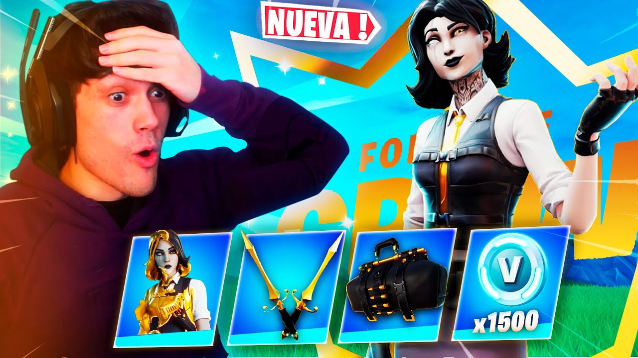 💥 EL NUEVO PACK DE LA SKIN CHICA MIDAS DE FORTNITE - YouTube