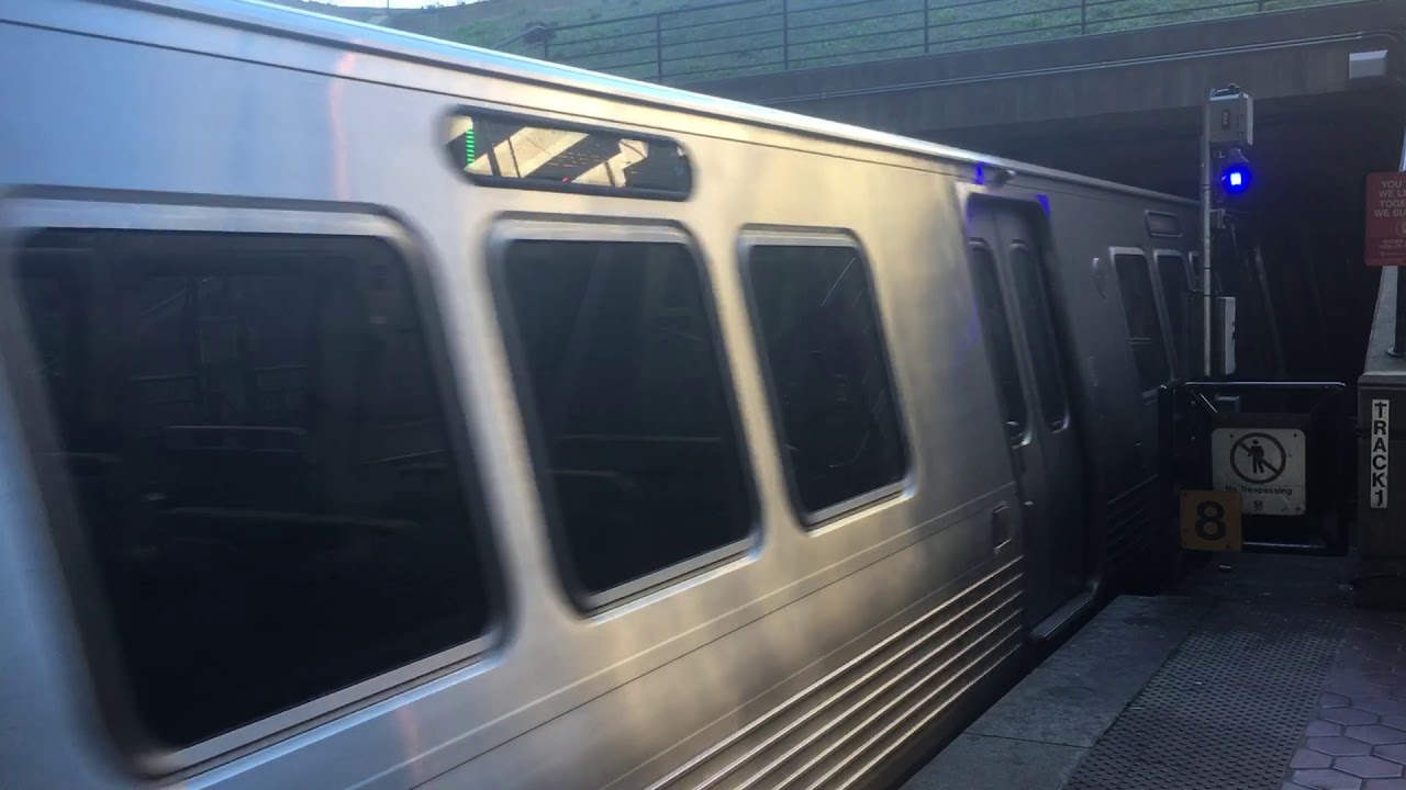 WMATA 7000 series Green Line train to Greenbelt leaving Prince George’s ...