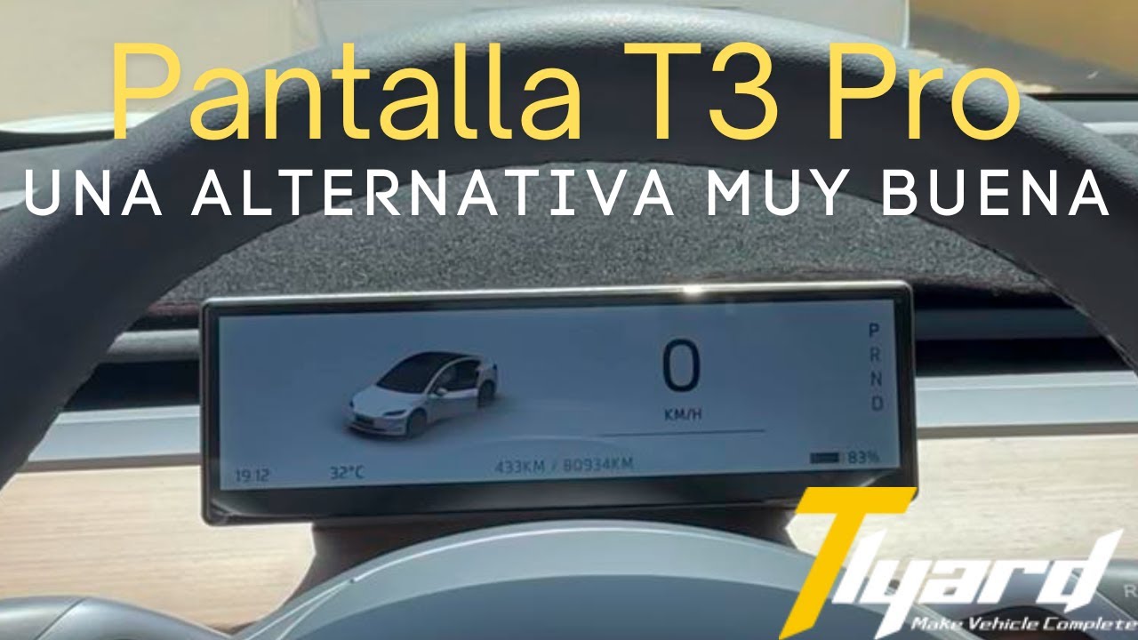 Pantalla Tlyard T3 Pro para Tesla Model 3 Y - YouTube