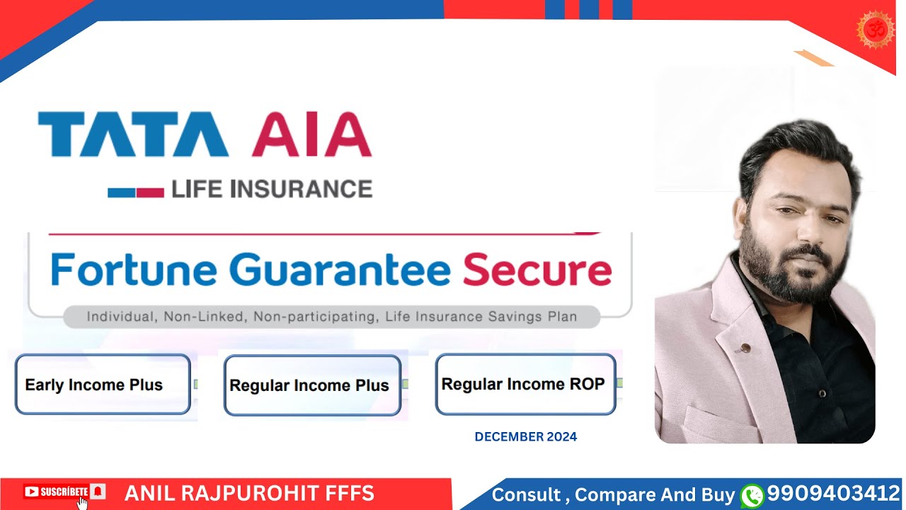 Tata AIA Fortune Guarantee Secure || Tata AIA FG Secure || Tata AIA ...