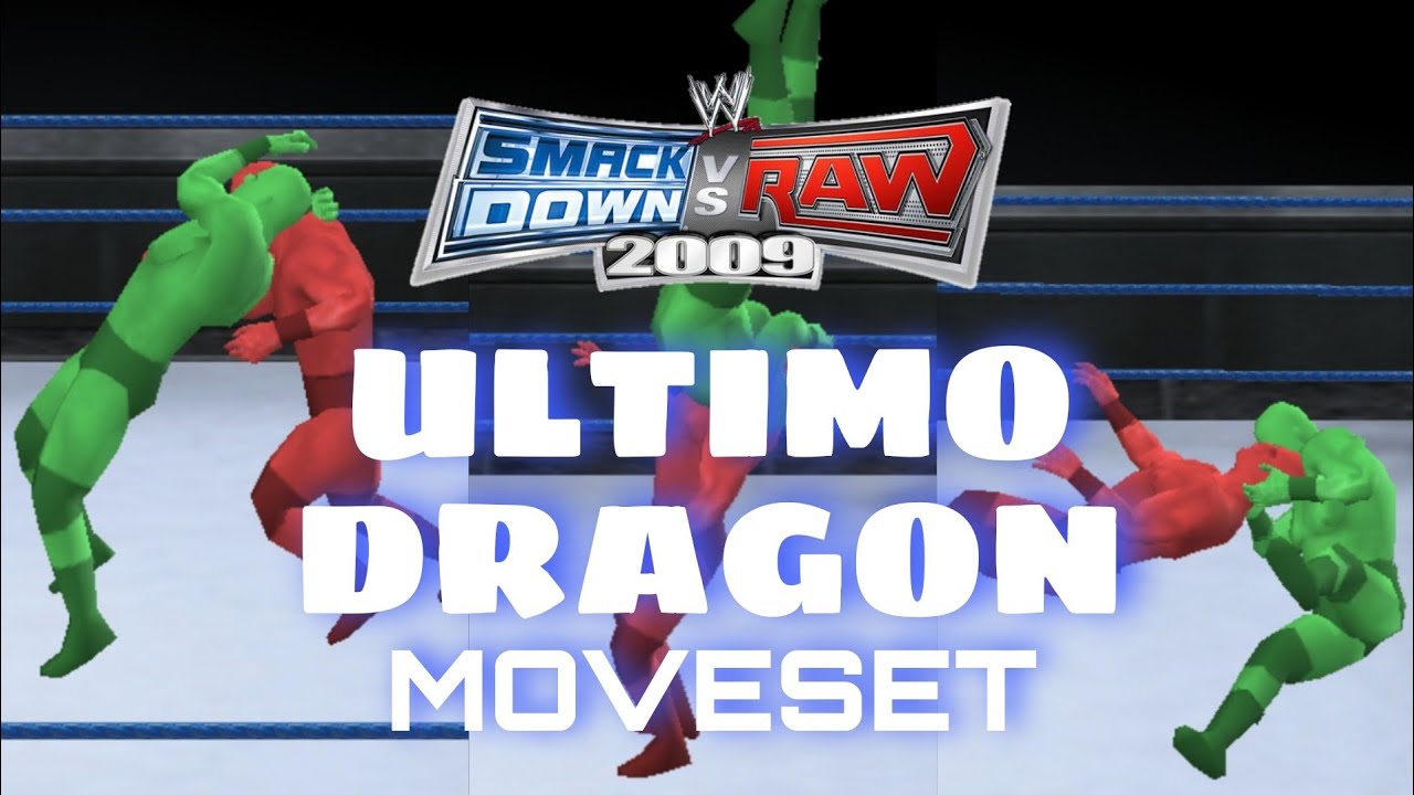 Ultimo Dragon Moveset for SvR 2009 PSP - YouTube