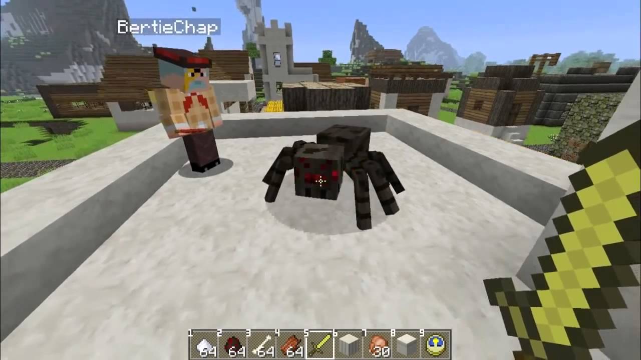 Minecraft ADVANCED MOB ANIMATIONS! Medusa Ghasts, Begging Wolves ...
