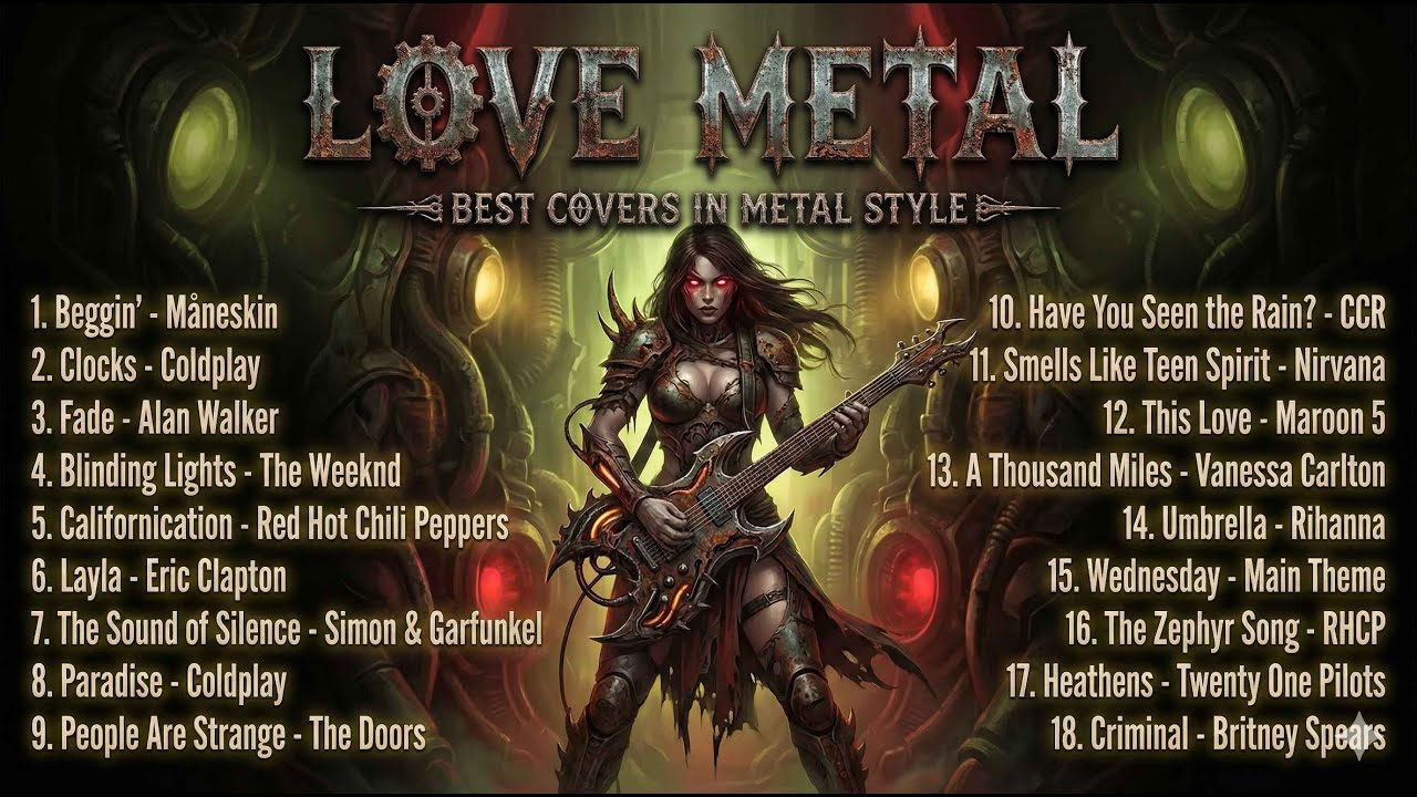 love metal - best cover in metal style - YouTube