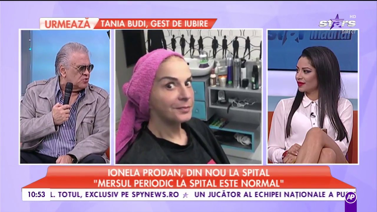 Ionela Prodan, din nou la spital. Anamaria Prodan: „Va sta internată ...