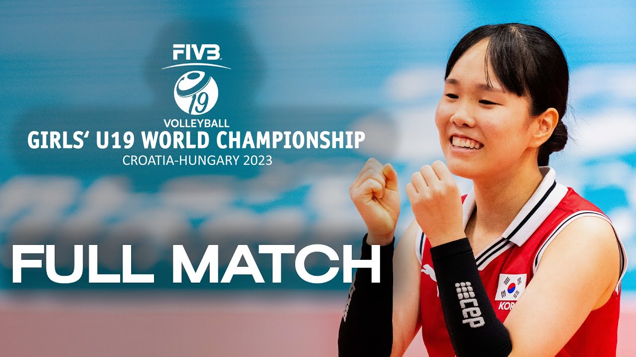 JPN🇯🇵 vs. KOR🇰🇷 - Full Match | Girl's U19 World Championship | Pool D ...