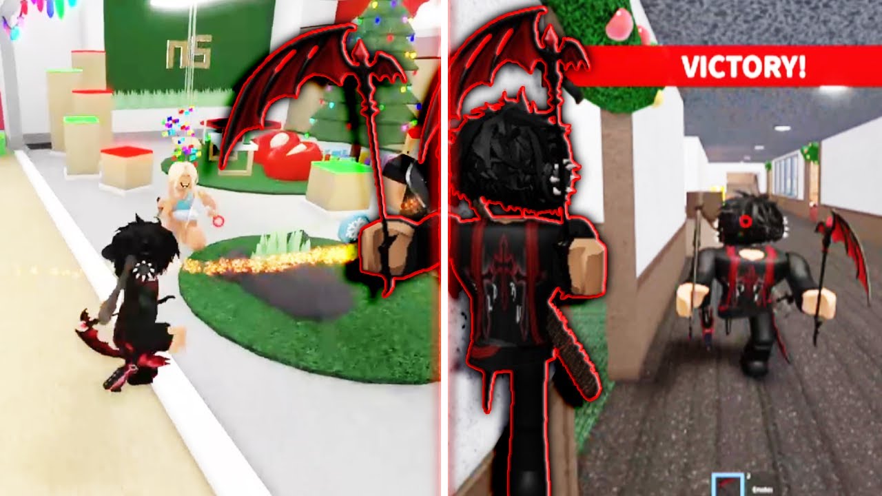 MONTAGE AS A SLENDER IN MM2 (Murder Mystery 2) - YouTube