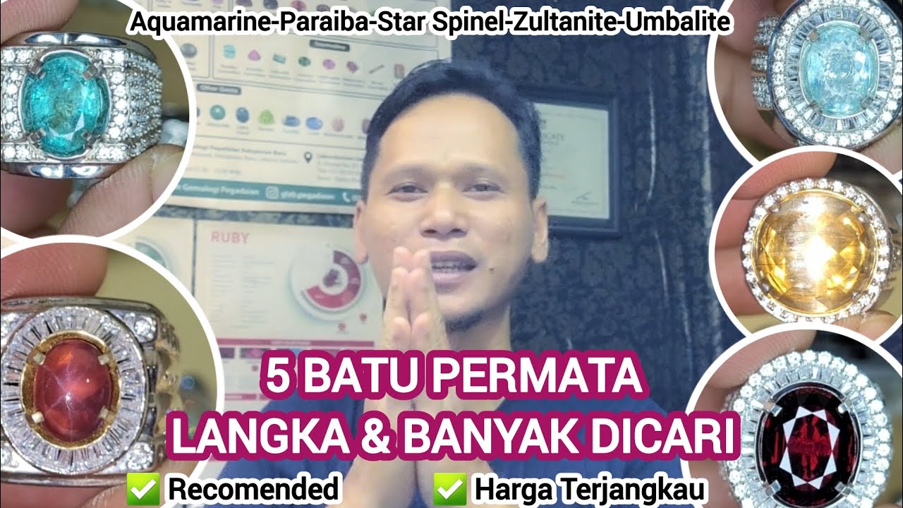 5 BATU PERMATA LANGKA DAN BANYAK DICARI COLLECTOR @sukria_gemstore ...