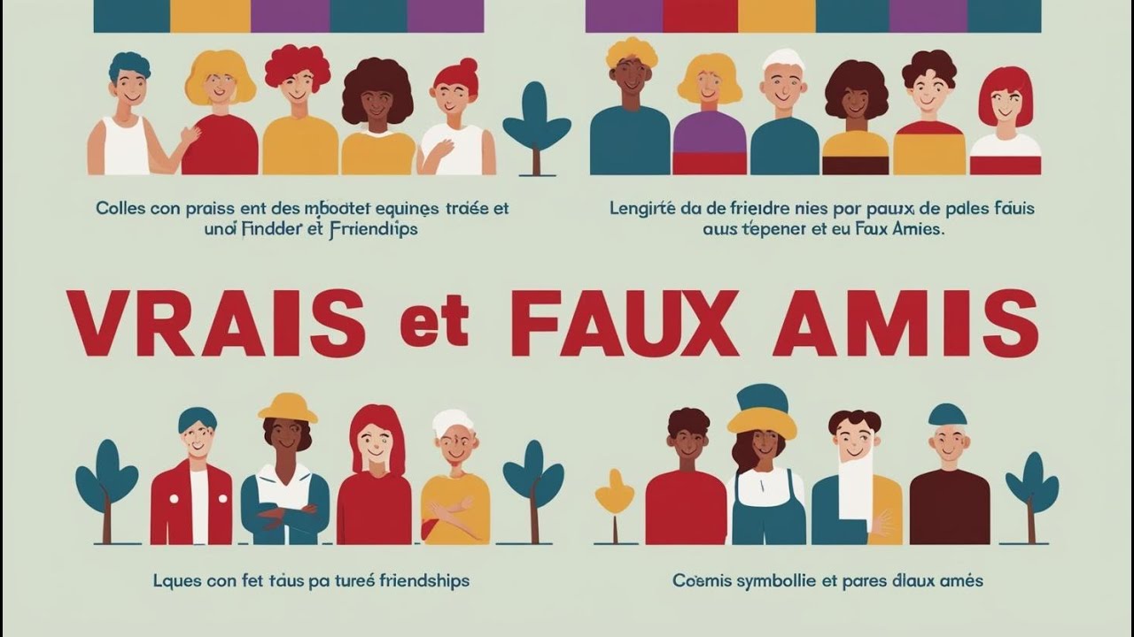 LES FAUX ET LES VRAIS AMIS - YouTube