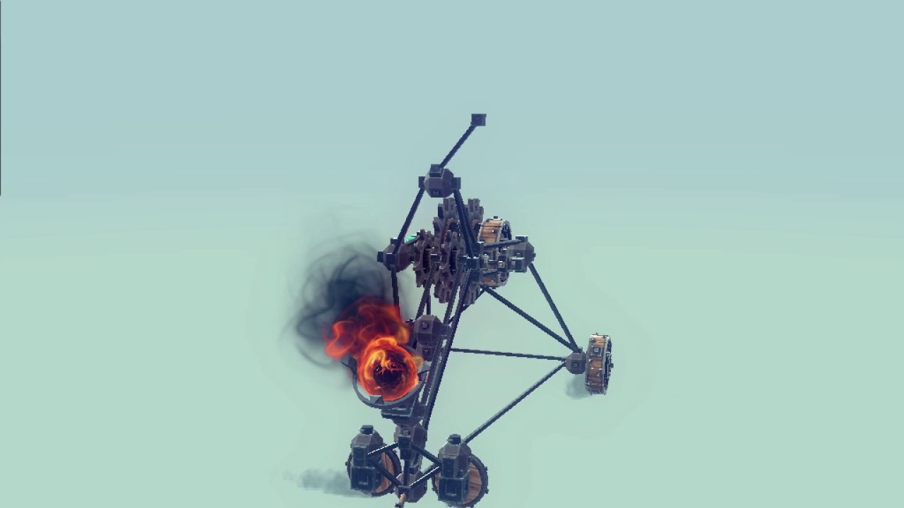 Besiege - Reworked Catapult - YouTube
