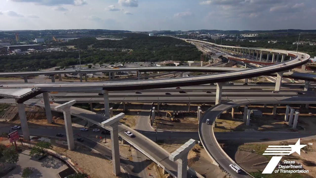 Second flyover ramp at Loop 1604 and I-10 opening in June - YouTube