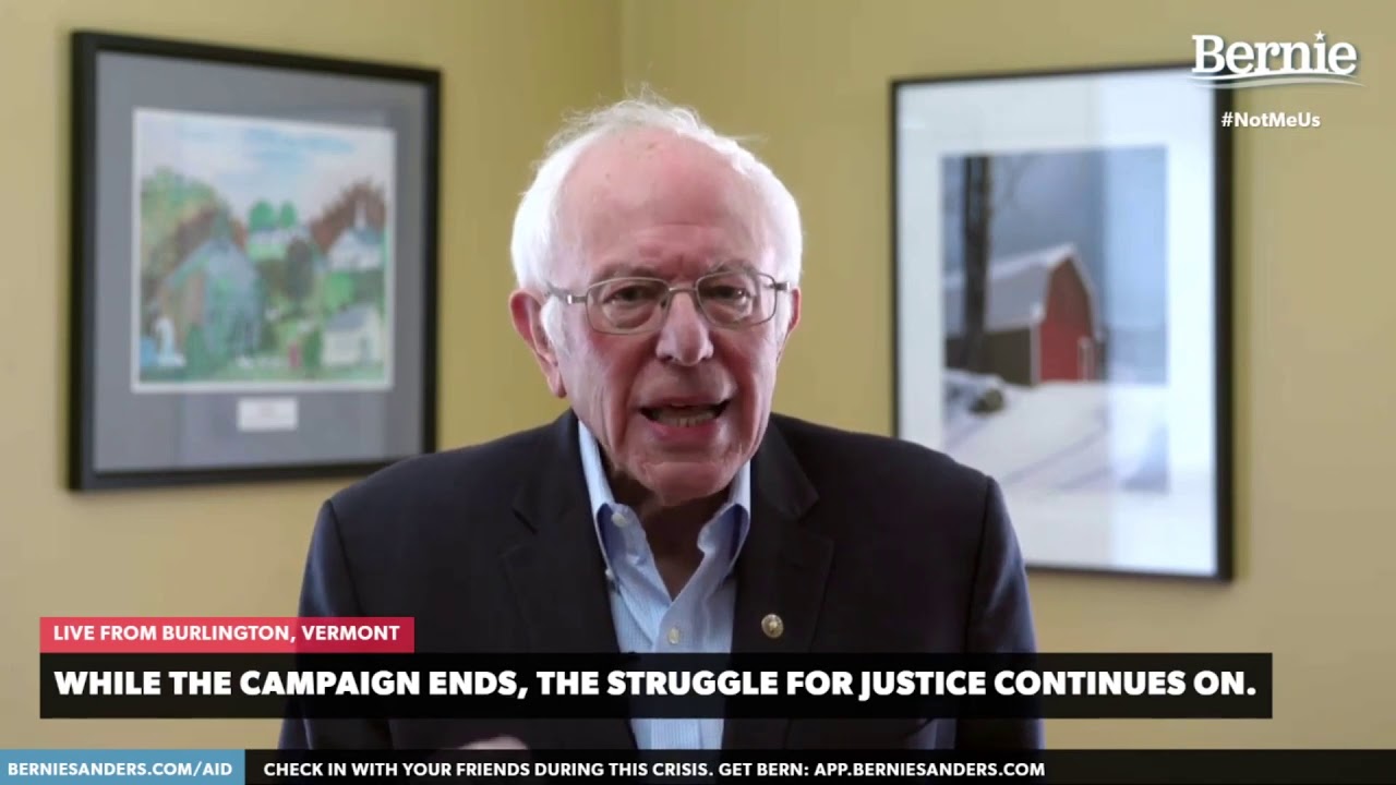 Sanders Drops Out - YouTube