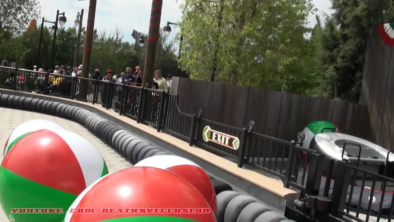 Luigis Flying Tires On-ride (HD POV) Carsland DCA - YouTube
