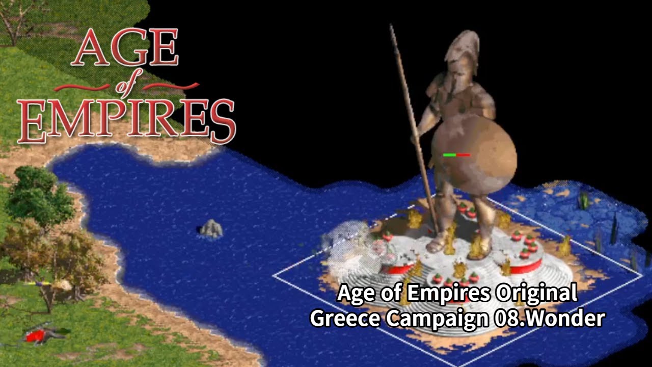 Age of Empires 1 Original : Greece Campaign 08.Wonder (Hardest) - YouTube