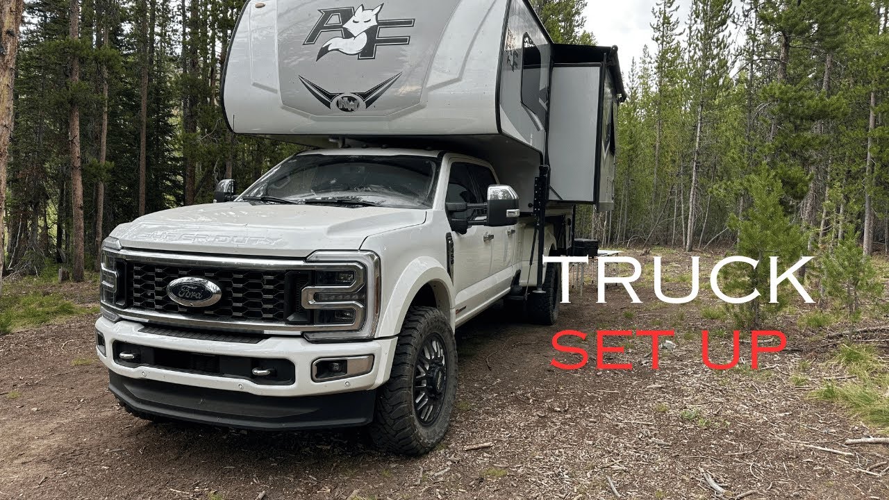 How I set up my F450 for Truck Camping - YouTube